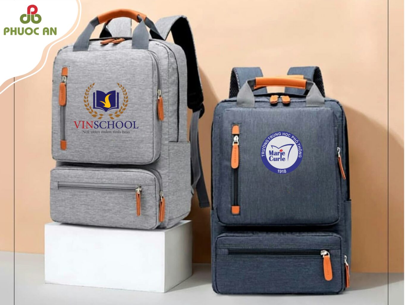 Các Mẫu Balo Cấp 3 In Logo Trường Học & Doanh Nghiệp