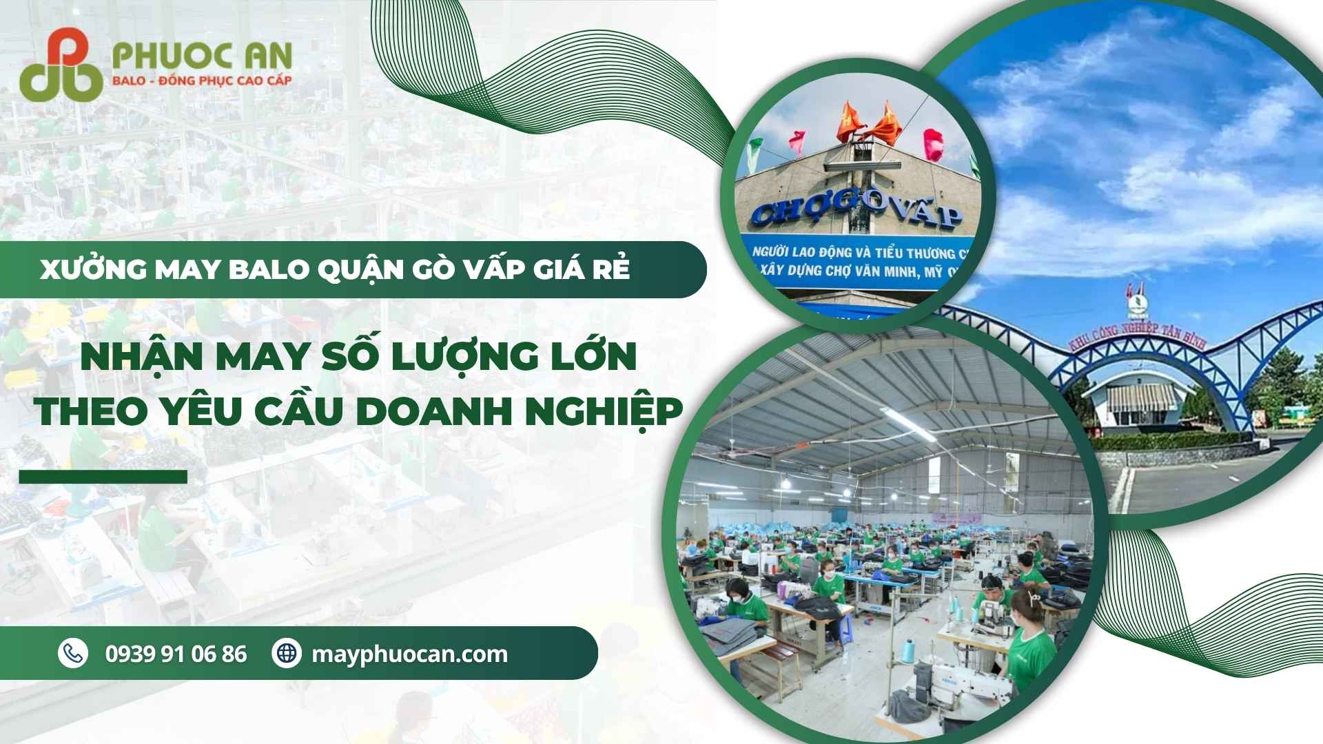 Xưởng May Balo Quận Gò Vấp - May Số Lượng Lớn Theo Yêu Cầu