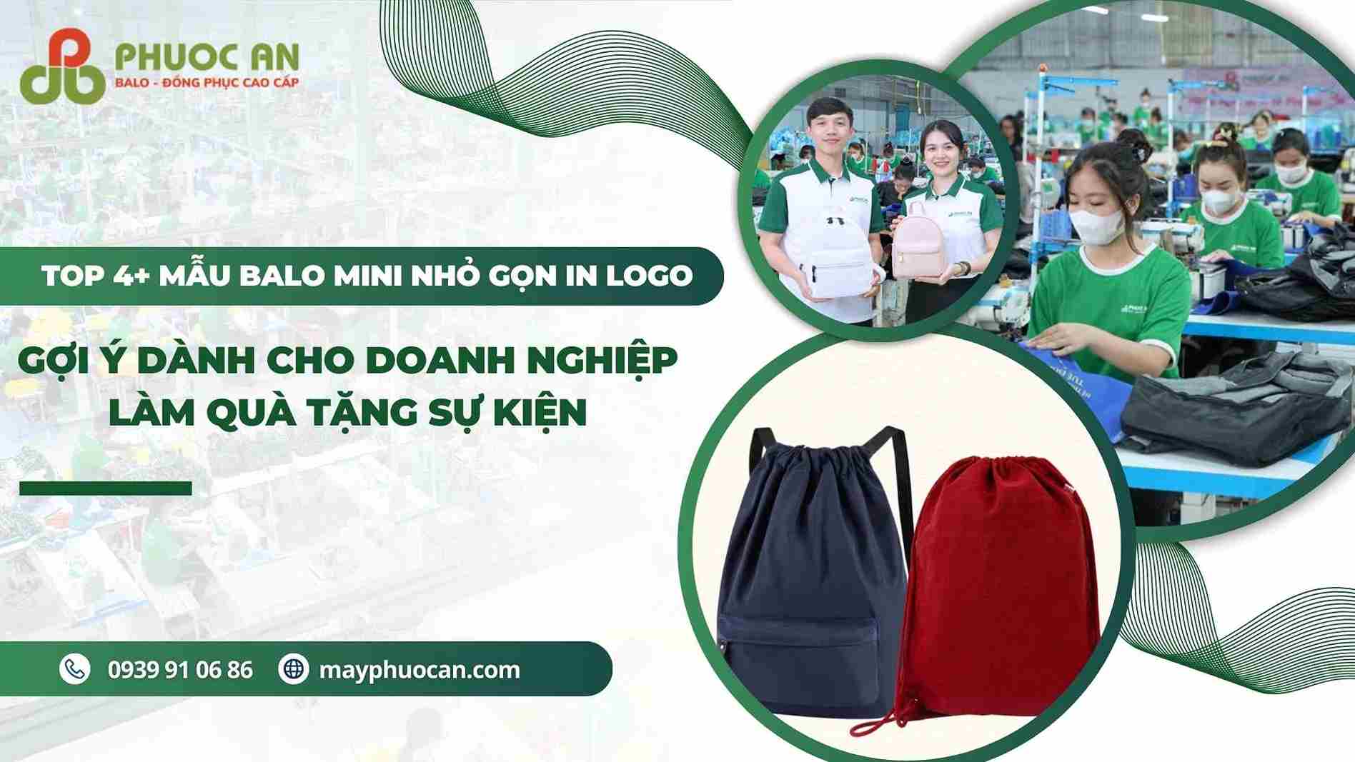 TOP Mẫu Balo Mini Nhỏ Gọn THEO YÊU CẦU Cho Đơn Vị B2B